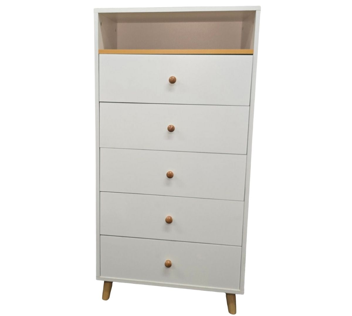 Kapai Blue Bell 5 Drawer Tallboy - Buy Kiwi Direct
