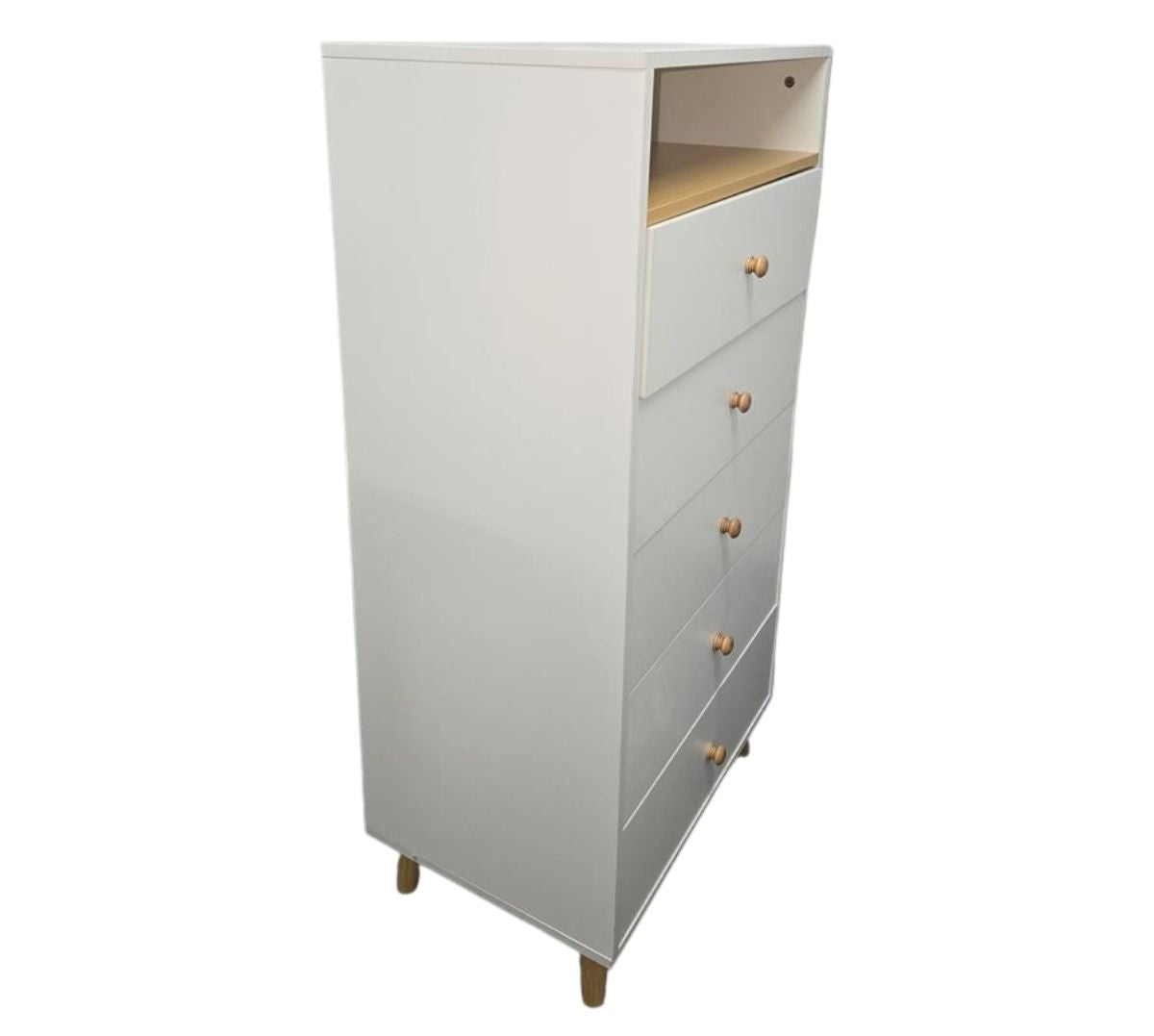 Kapai Blue Bell 5 Drawer Tallboy - Buy Kiwi Direct