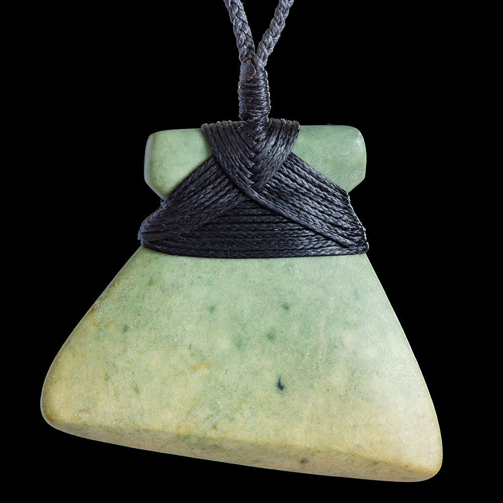 Large Flower Jade Toki by Nick Balme Pendant - Buy Kiwi Direct