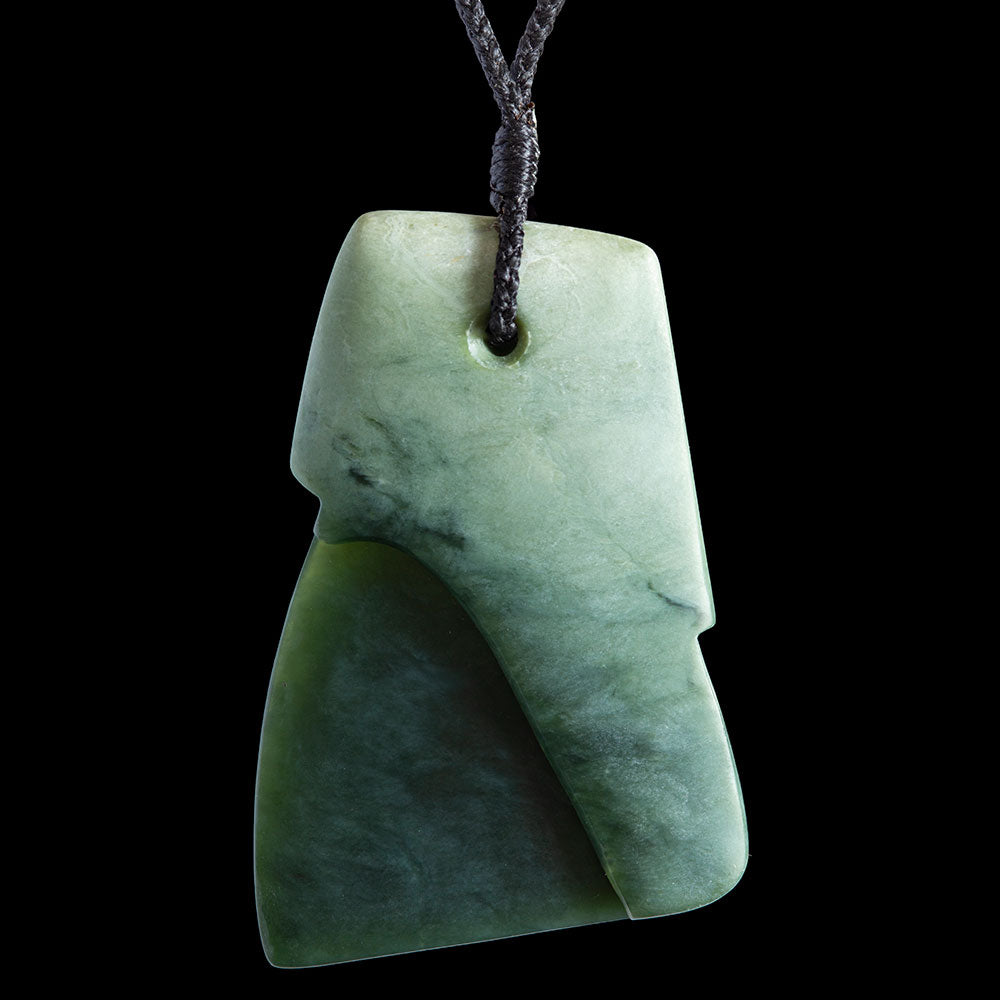 Large Jade Toki by Nick Balme Pendant - Buy Kiwi Direct