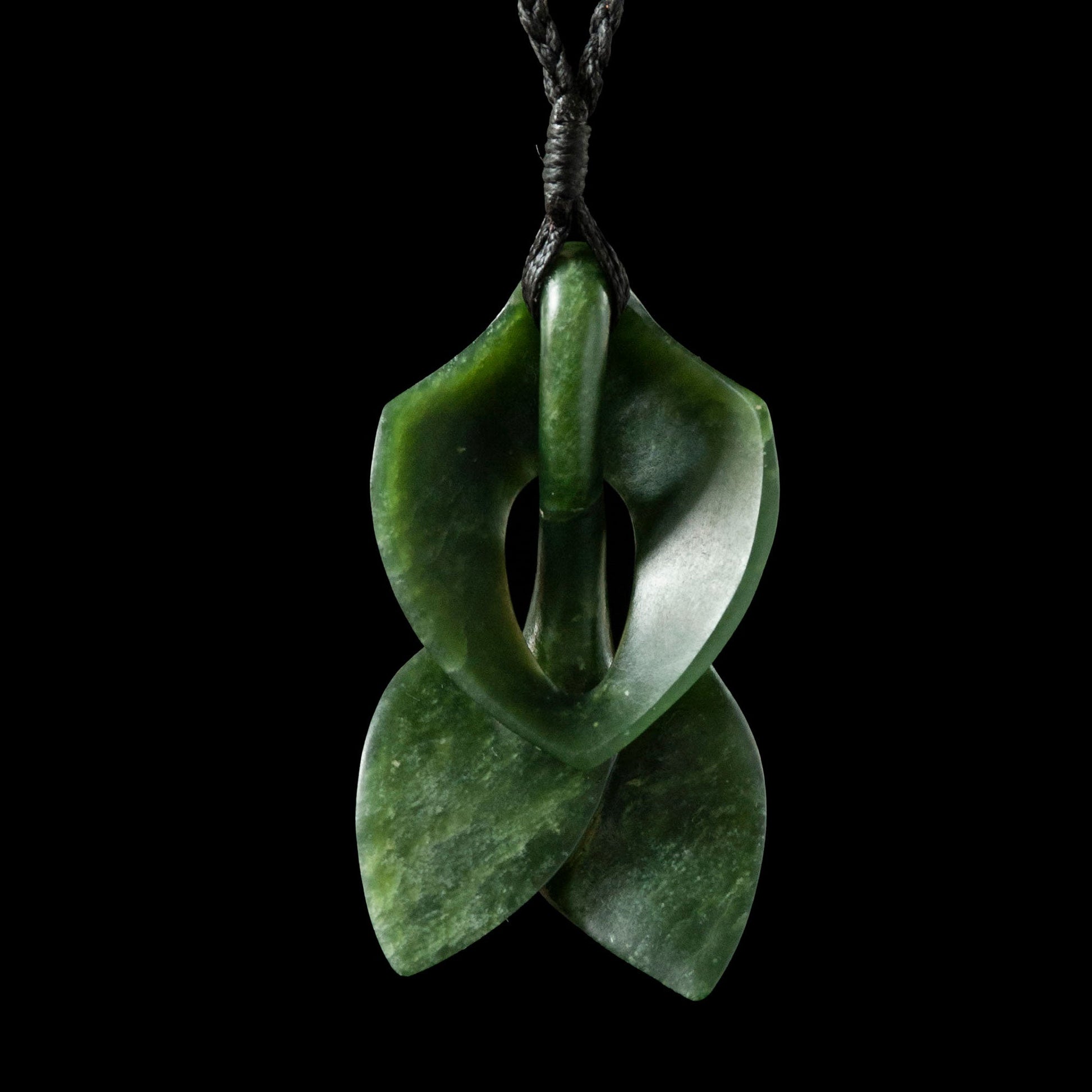 Sculpted Leaf form in Marsden Jade by Madelyne Gourdin Pendant - Buy ...