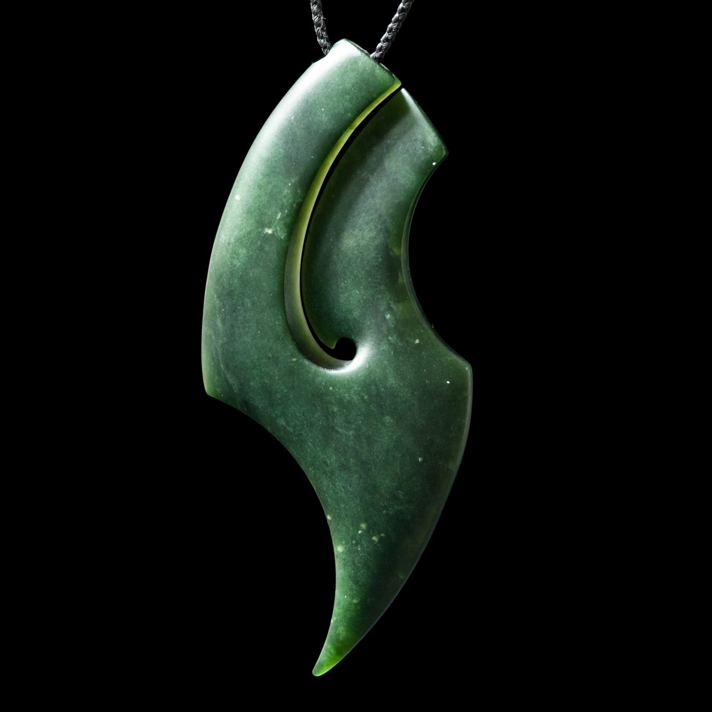 Large Dark Rimu Jade Tooth form by Madelyne Gourdin Pendant - Buy Kiwi ...