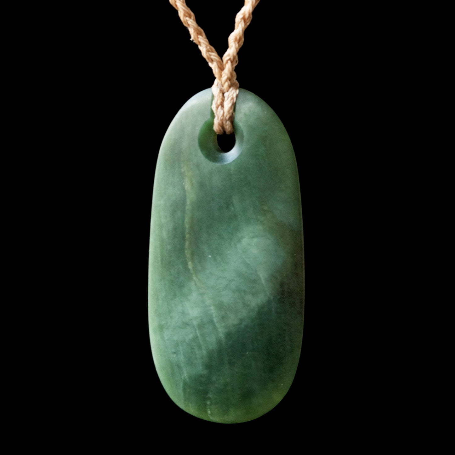 Inanga jade roimata drop, hand carved by Tim Steel Pendant - Buy Kiwi ...