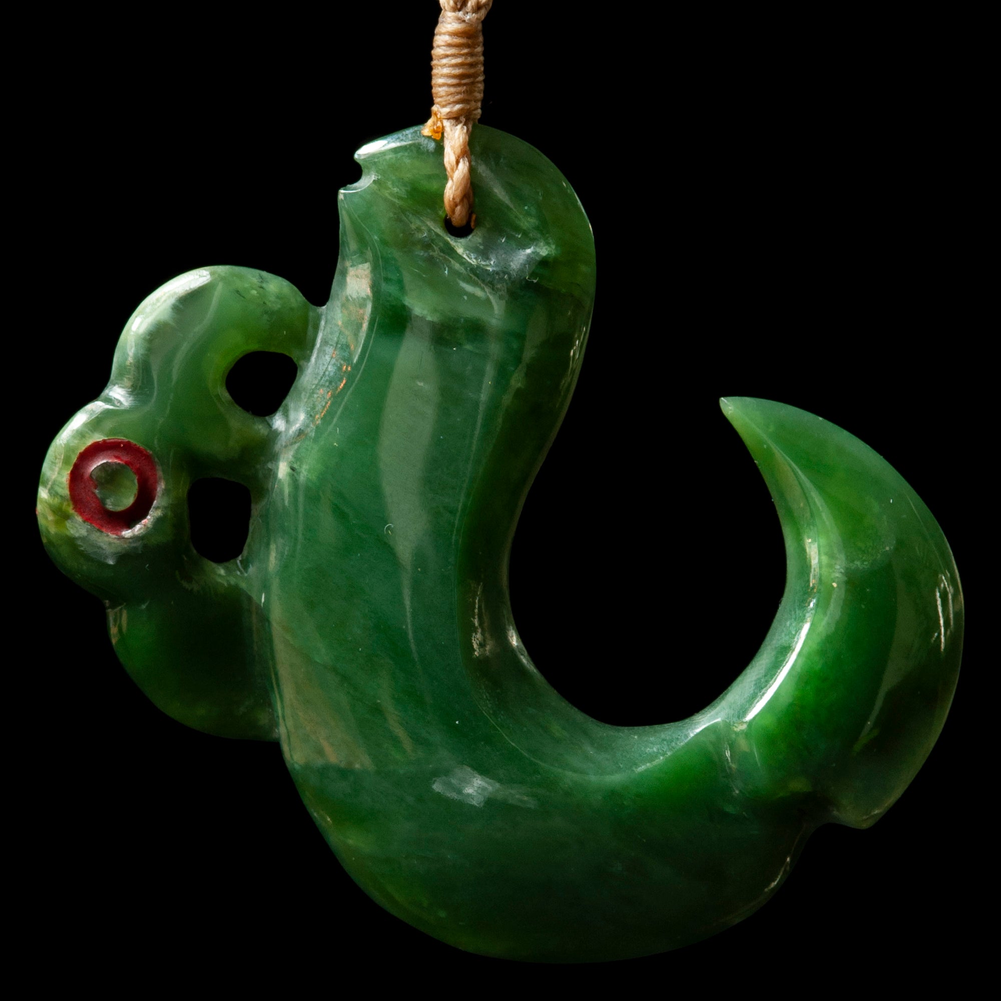 Pounamu Mania Matau by Alex Sands Pendant - Buy Kiwi Direct